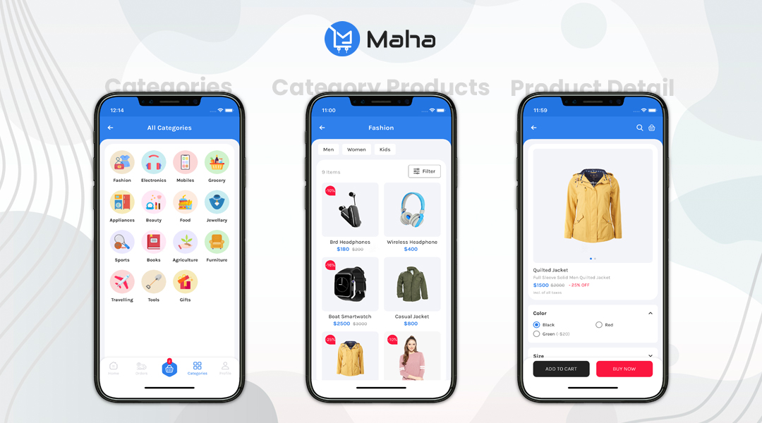 Maha - Ecommerce Flutter App by MahardhiThemes | CodeCanyon